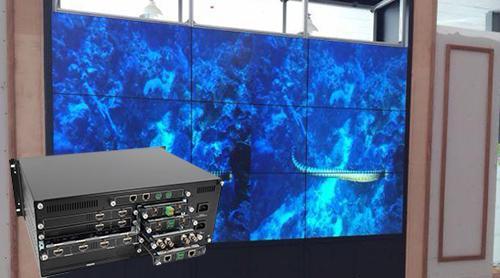 3x3 video wall matrix with LG 55inch display unit - iSEMC